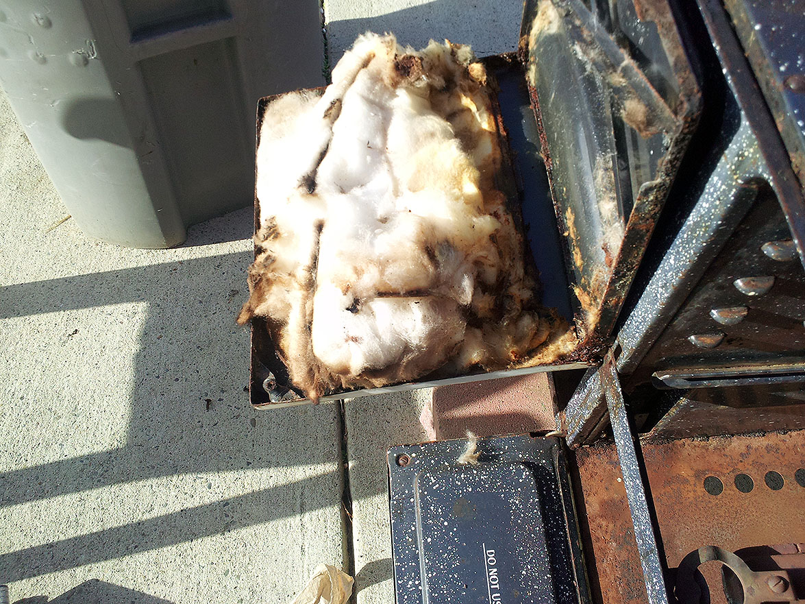 Stove Insulation | Desiree's O'Keefe & Merritt Stove