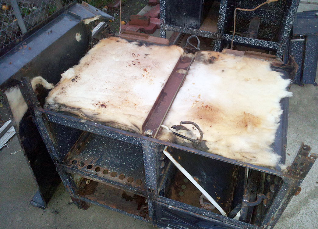 Stove Insulation | Desiree's O'Keefe & Merritt Stove